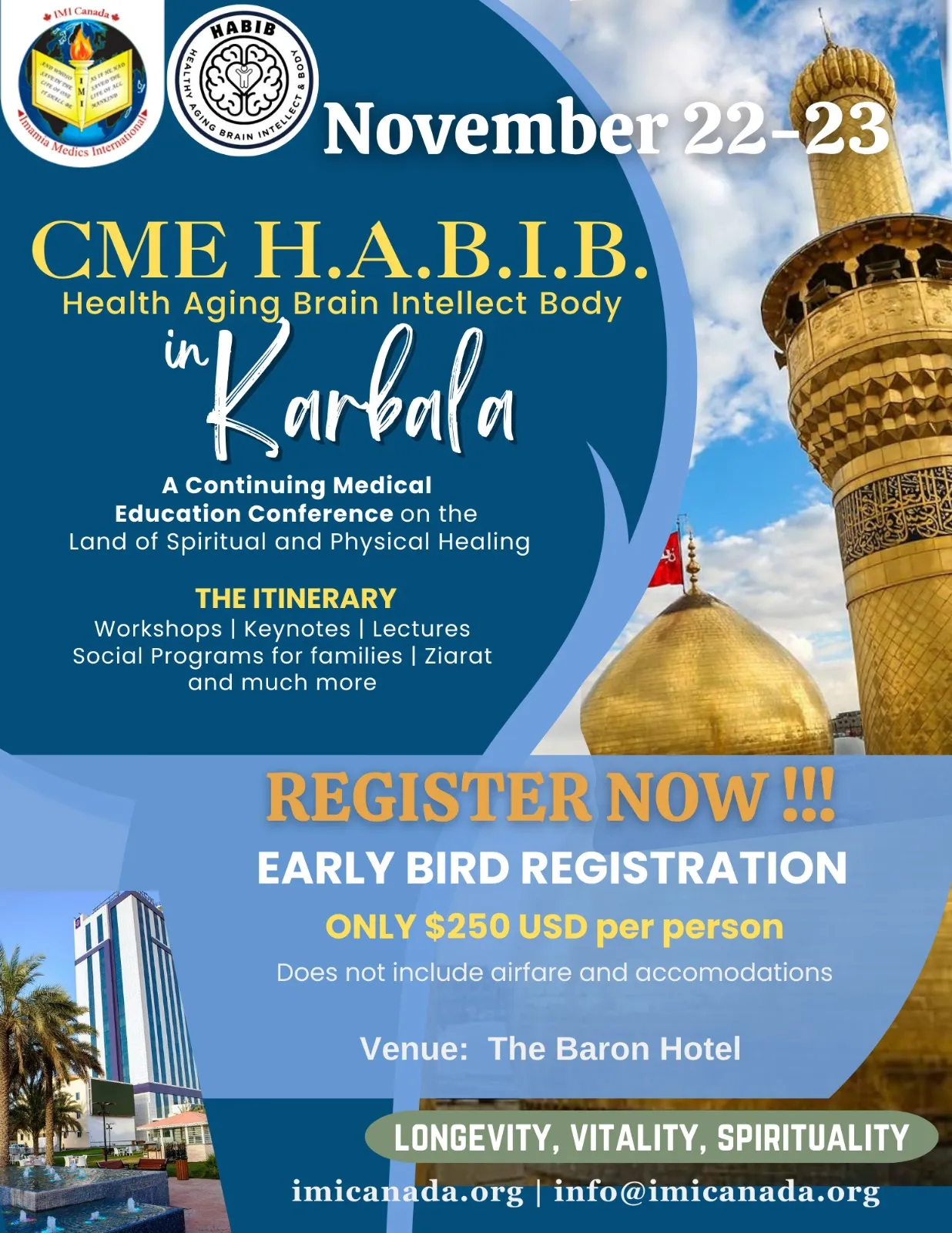 The H.A.B.I.B CME Conference in Karbala - Imamia Medics Canada